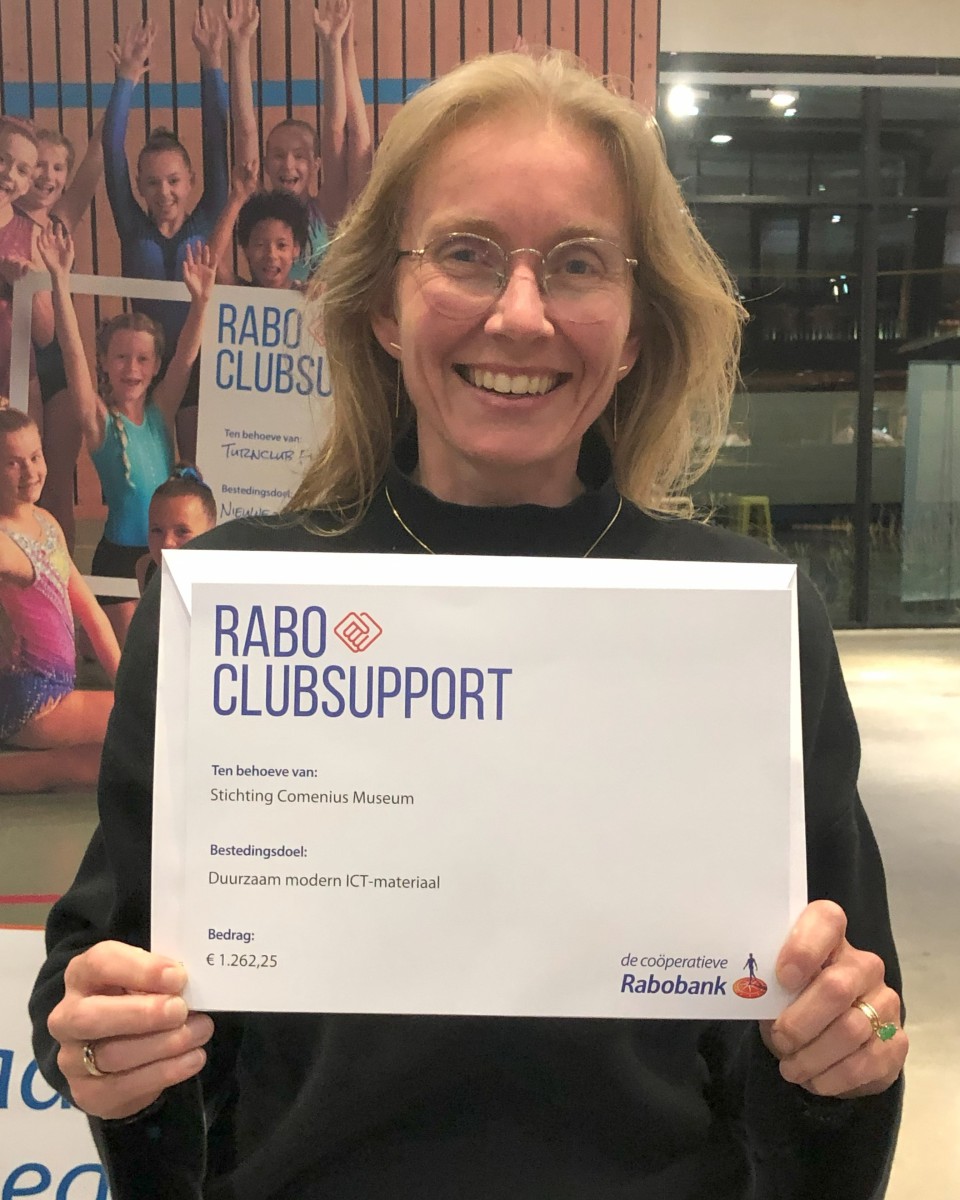 Uitslag Rabo Clubsupport stemcampagne | Comenius Museum